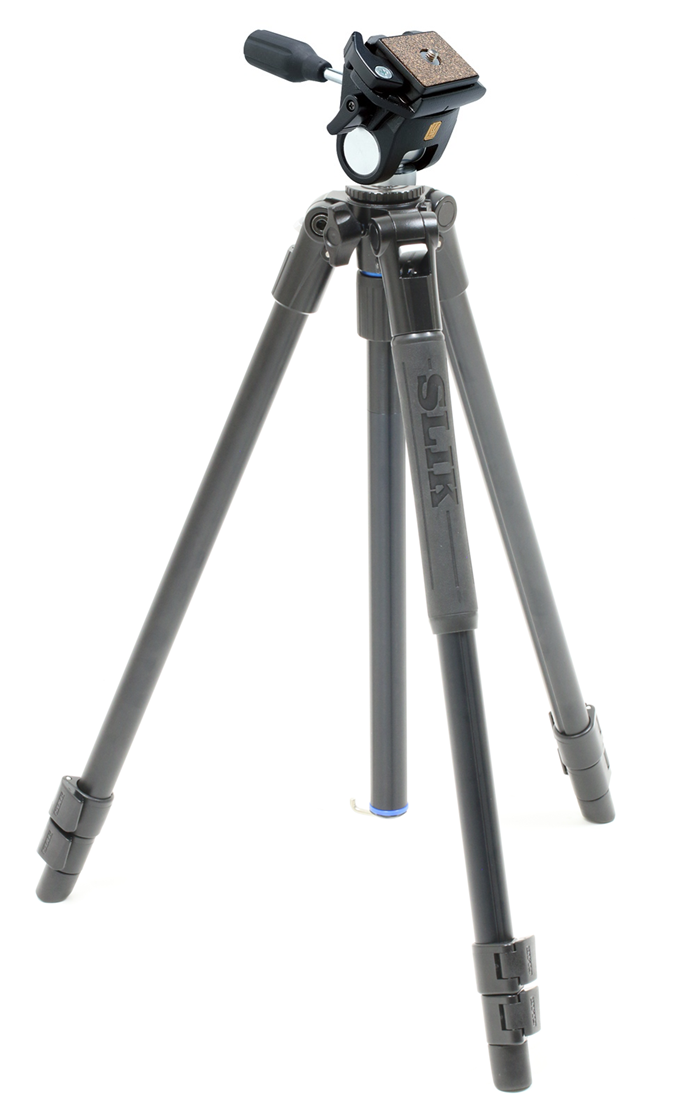 SLIK PRO AL-323 Tripod with Slik SH-707E Multi-Action Head The Birders ...